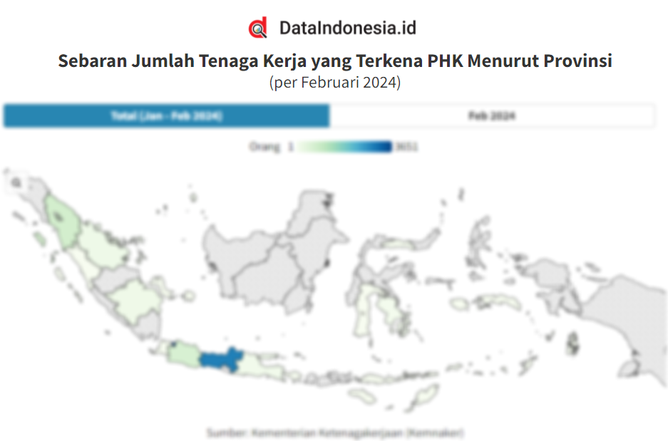 Data Sebaran Tenaga Kerja yang Terkena PHK di Indonesia Menurut ...