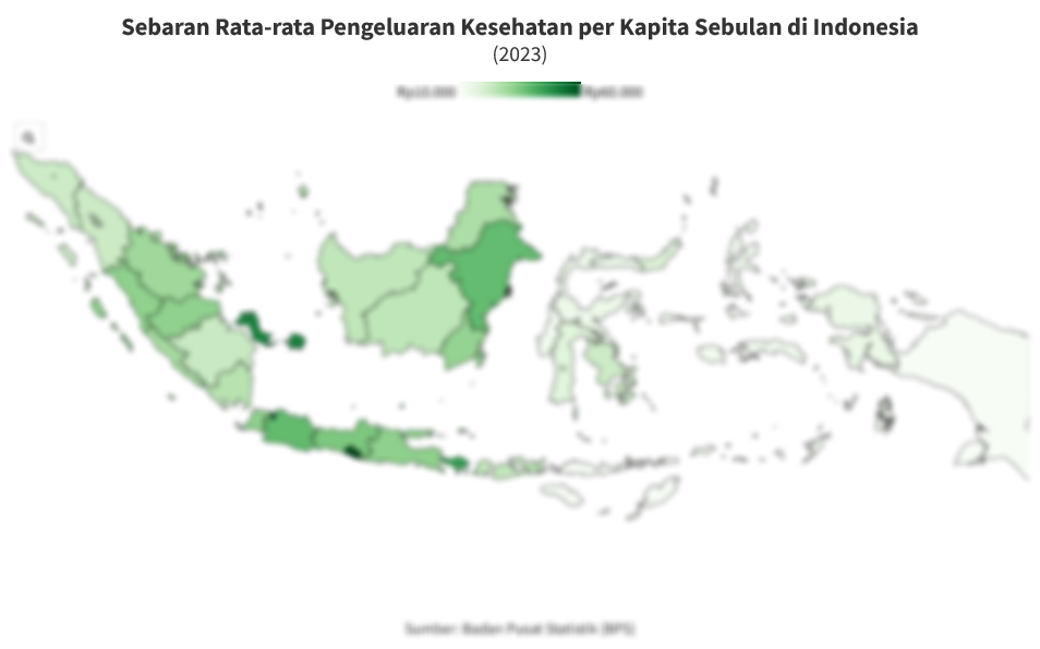 Data Sebaran Pengeluaran Kesehatan per Kapita Sebulan di Indonesia pada 2023 - Dataindonesia.id