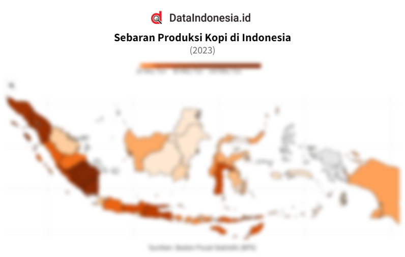 Data Sebaran Produksi Kopi di Indonesia pada 2023 - Dataindonesia.id
