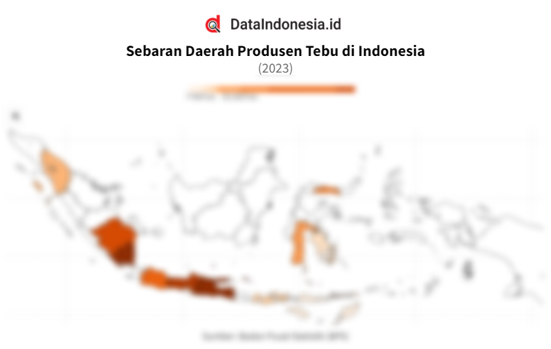 Data Sebaran Produksi Tebu di Indonesia pada 2023 - Dataindonesia.id