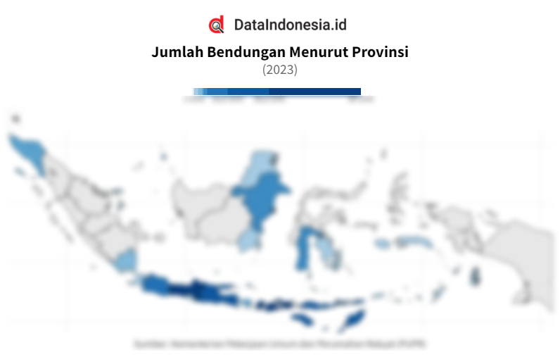Data Sebaran Jumlah Bendungan di Indonesia pada 2023 - Dataindonesia.id
