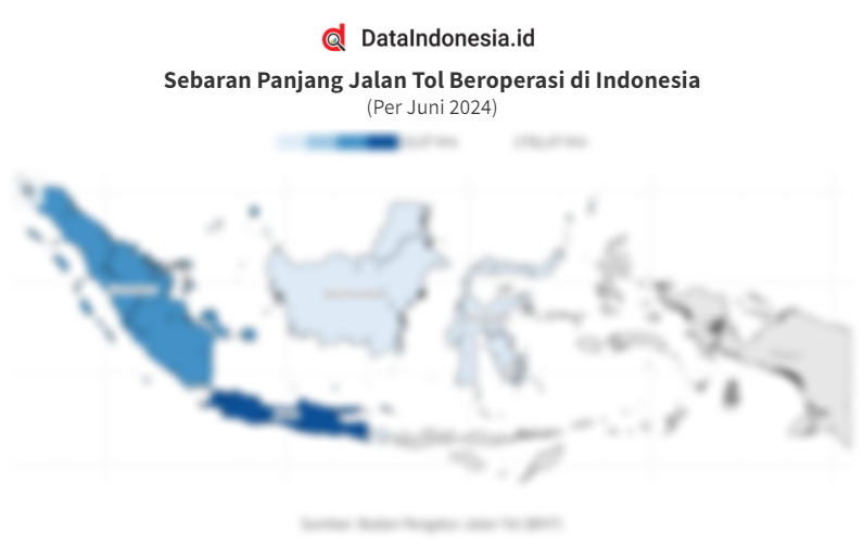 Data Sebaran Panjang Jalan Tol yang Beroperasi di Indonesia hingga Juni 2024 - Dataindonesia.id