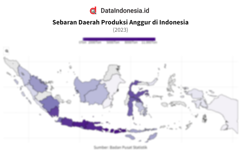 Data Sebaran Produksi Anggur di Indonesia pada 2023 - Dataindonesia.id