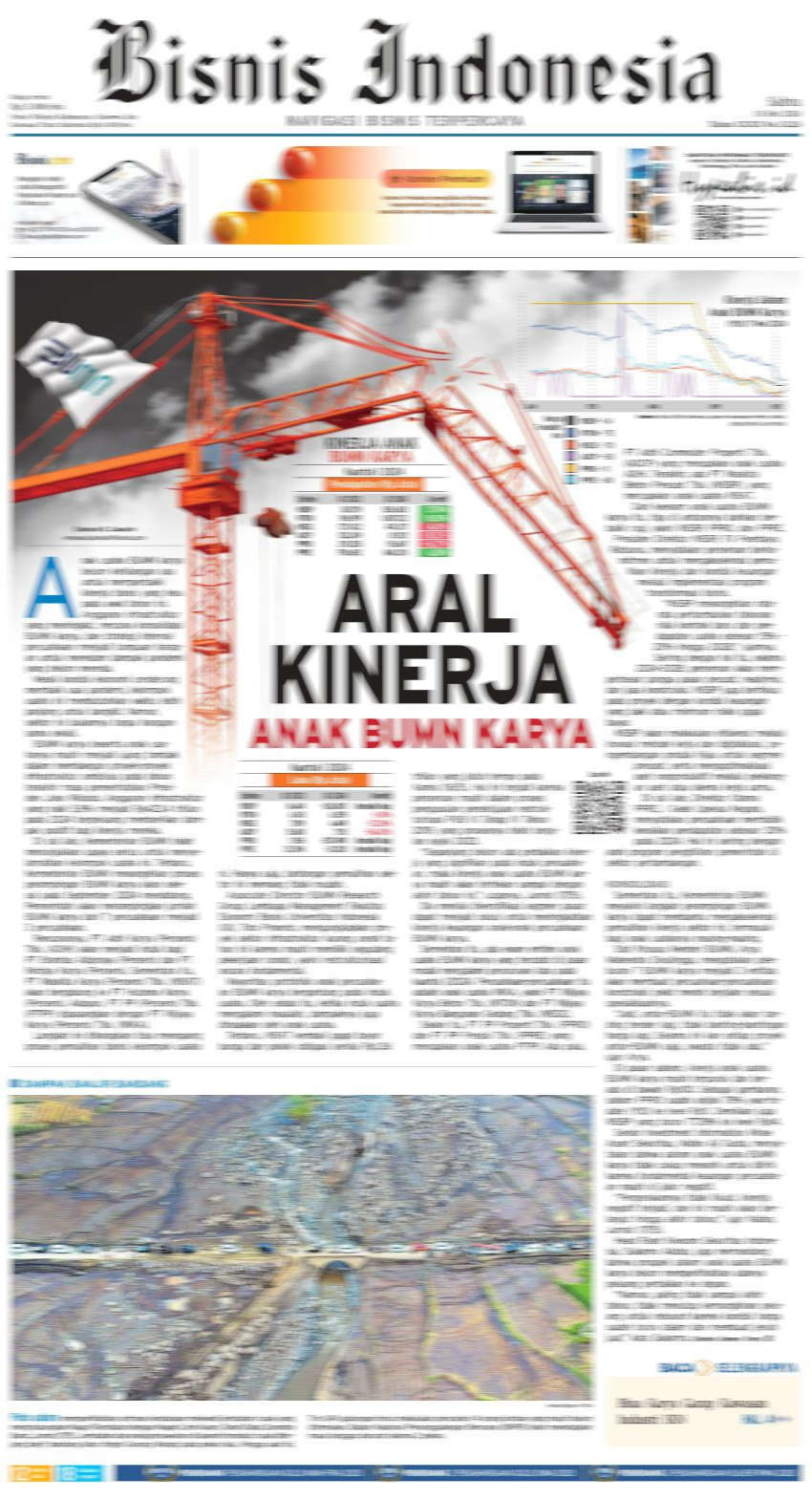Daftar Judul Berita Koran Bisnis Indonesia Edisi 18 Mei 2024 - Dataindonesia.id