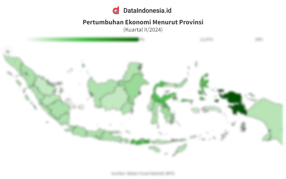 Data Pertumbuhan Ekonomi Indonesia di 34 Provinsi pada Kuartal II/2024 - Dataindonesia.id