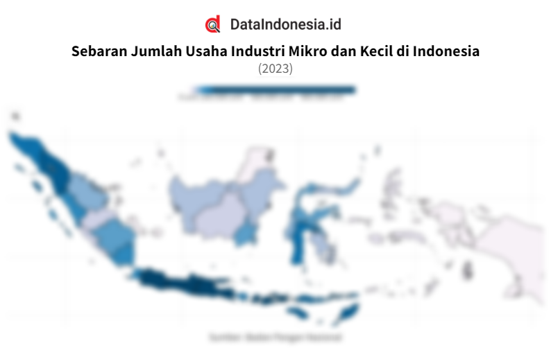 Data Sebaran Jumlah Usaha Industri Mikro dan Kecil di Indonesia pada 2023 - Dataindonesia.id