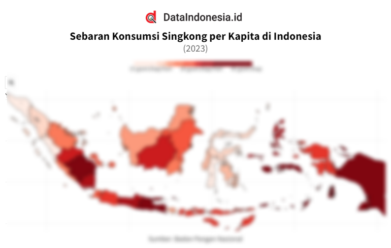 Data Sebaran Konsumsi Singkong per Kapita di Indonesia pada 2023 - Dataindonesia.id