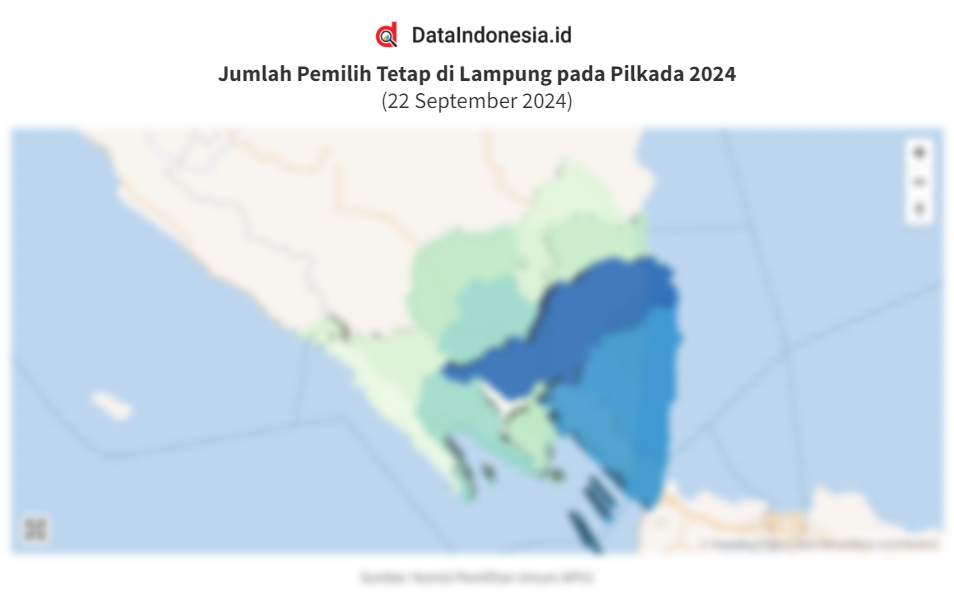Data Sebaran Daftar Pemilih Tetap (DPT) pada Pemilihan Gubernur dan Wakil Gubernur Lampung 2024 ...