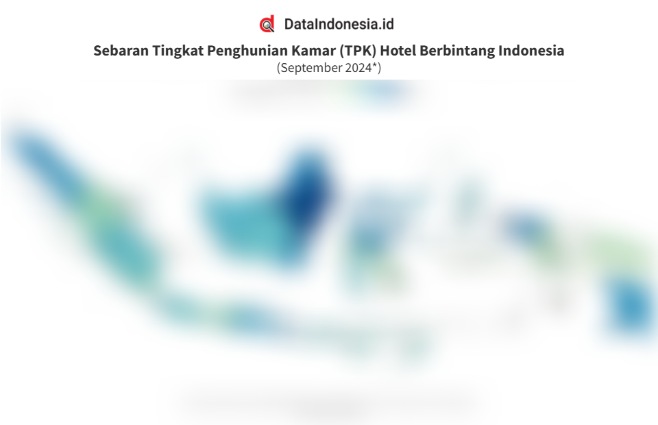 Data Sebaran Tingkat Penghunian Kamar (TPK) Hotel Bintang Menurut Provinsi pada September 2024 ...