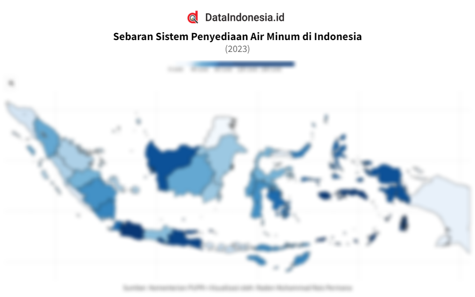 Data Sebaran Fasilitas Sistem Penyediaan Air Minum (SPAM) di Indonesia pada 2023 - Dataindonesia.id