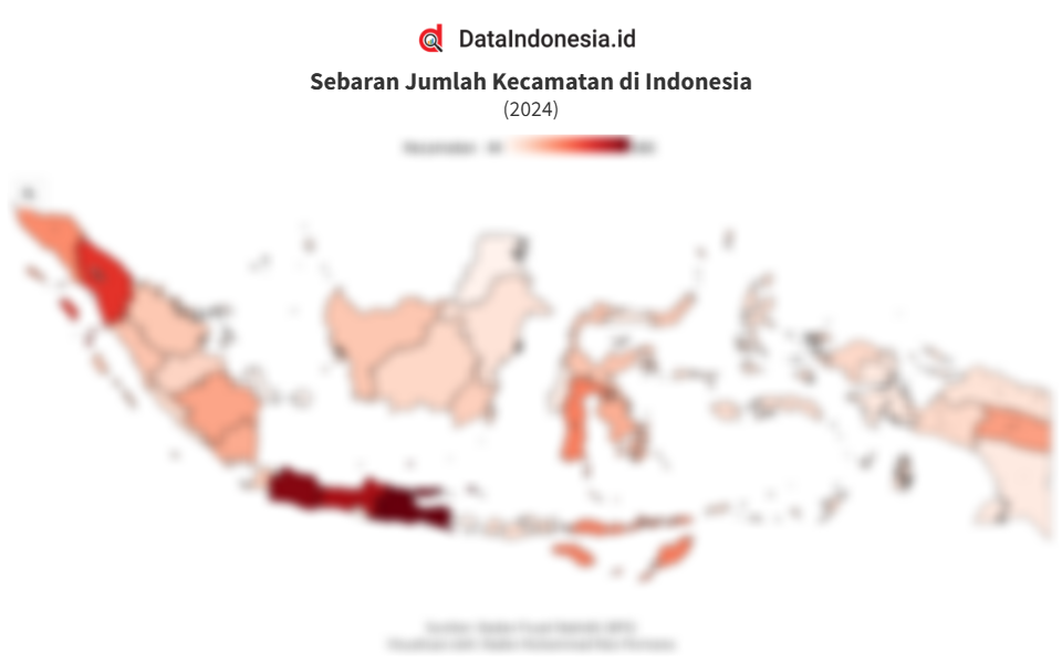 Data Lengkap Sebaran Jumlah Kecamatan di Indonesia pada 2024 - Dataindonesia.id