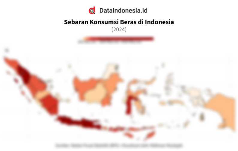 Data Sebaran Konsumsi Beras di Indonesia pada 2024 - Dataindonesia.id