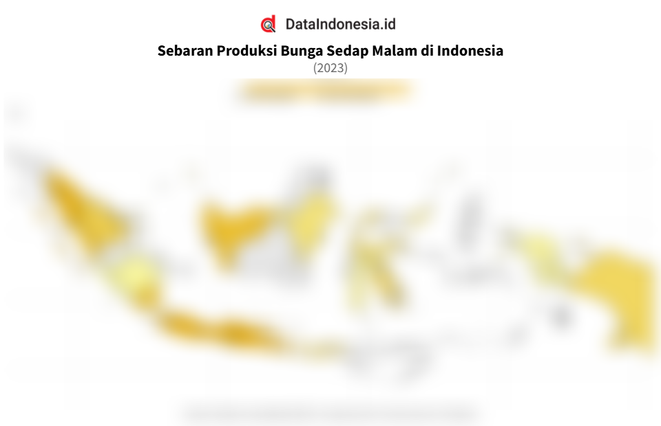 Data Sebaran Produksi Bunga Sedap Malam di Indonesia pada 2023 - Dataindonesia.id