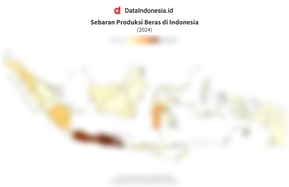 Data Sebaran Produksi Beras di Indonesia pada 2024 - Dataindonesia.id