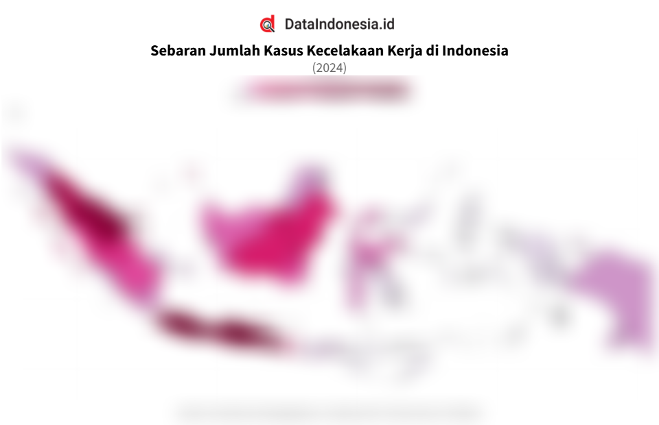 Data Sebaran Jumlah Kecelakaan Kerja di Indonesia pada 2024 - Dataindonesia.id