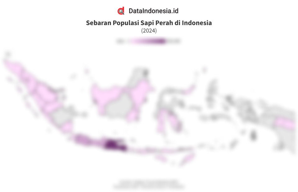 Data Sebaran Jumlah Populasi Sapi Perah di Indonesia pada 2024 - Dataindonesia.id