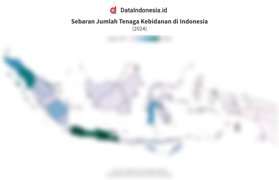 Data Sebaran Jumlah Tenaga Kebidanan di Indonesia pada 2024 - Dataindonesia.id