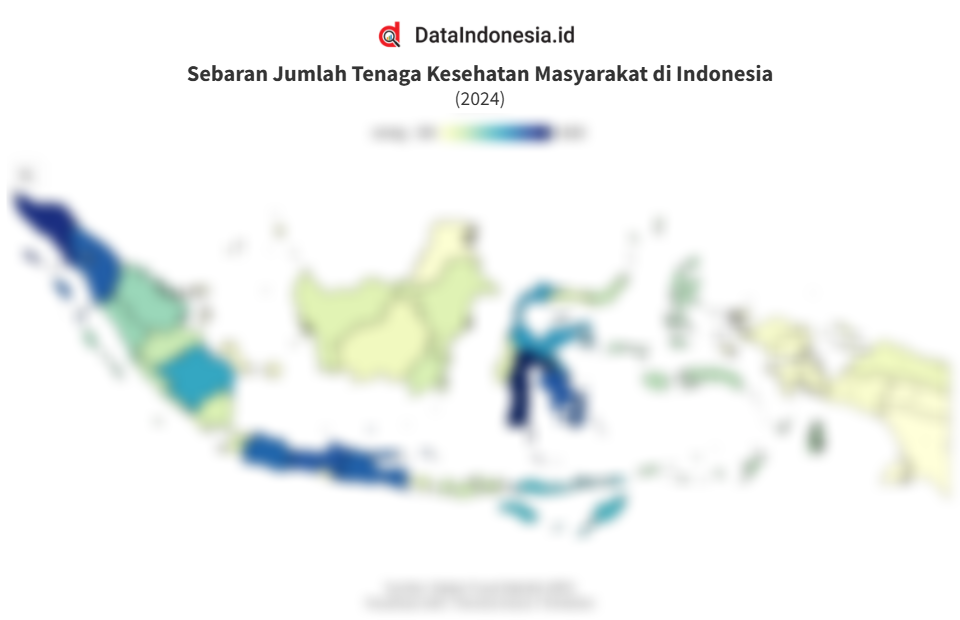Data Sebaran Jumlah Tenaga Kesehatan Masyarakat di Indonesia pada 2024 - Dataindonesia.id
