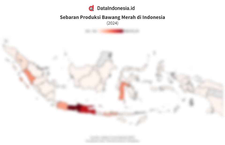 Data Sebaran Produksi Bawang Merah di Indonesia pada 2024 - Dataindonesia.id