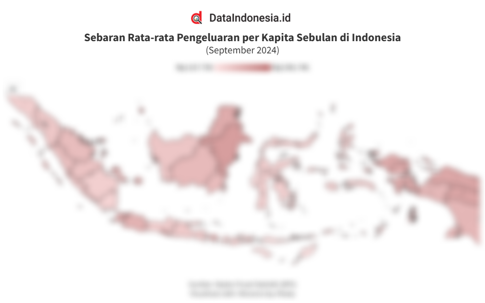 Data Sebaran Rata-rata Pengeluaran per Kapita Sebulan di Indonesia pada September 2024 ...