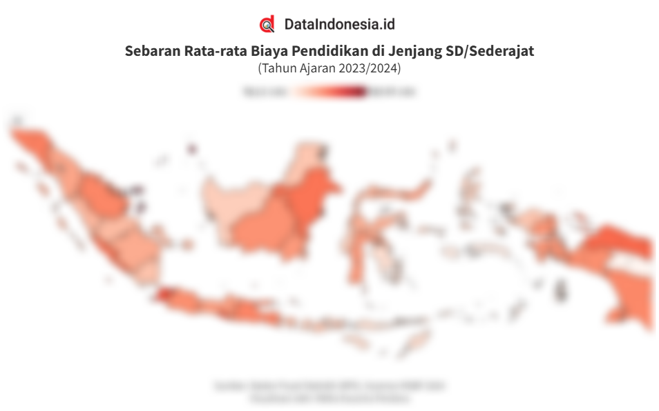 Data Sebaran Rata-rata Biaya Pendidikan di Jenjang SD/Sederajat pada TA ...