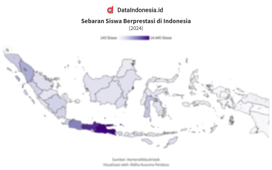 Data Sebaran Siswa Berprestasi di Indonesia pada 2024 - Dataindonesia.id
