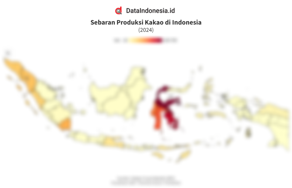 Data Sebaran Produksi Kakao di Indonesia pada 2024 - Dataindonesia.id