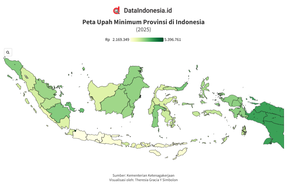 Sebaran Lengkap Data Upah Minimum Provinsi di Indonesia pada 2025 ...